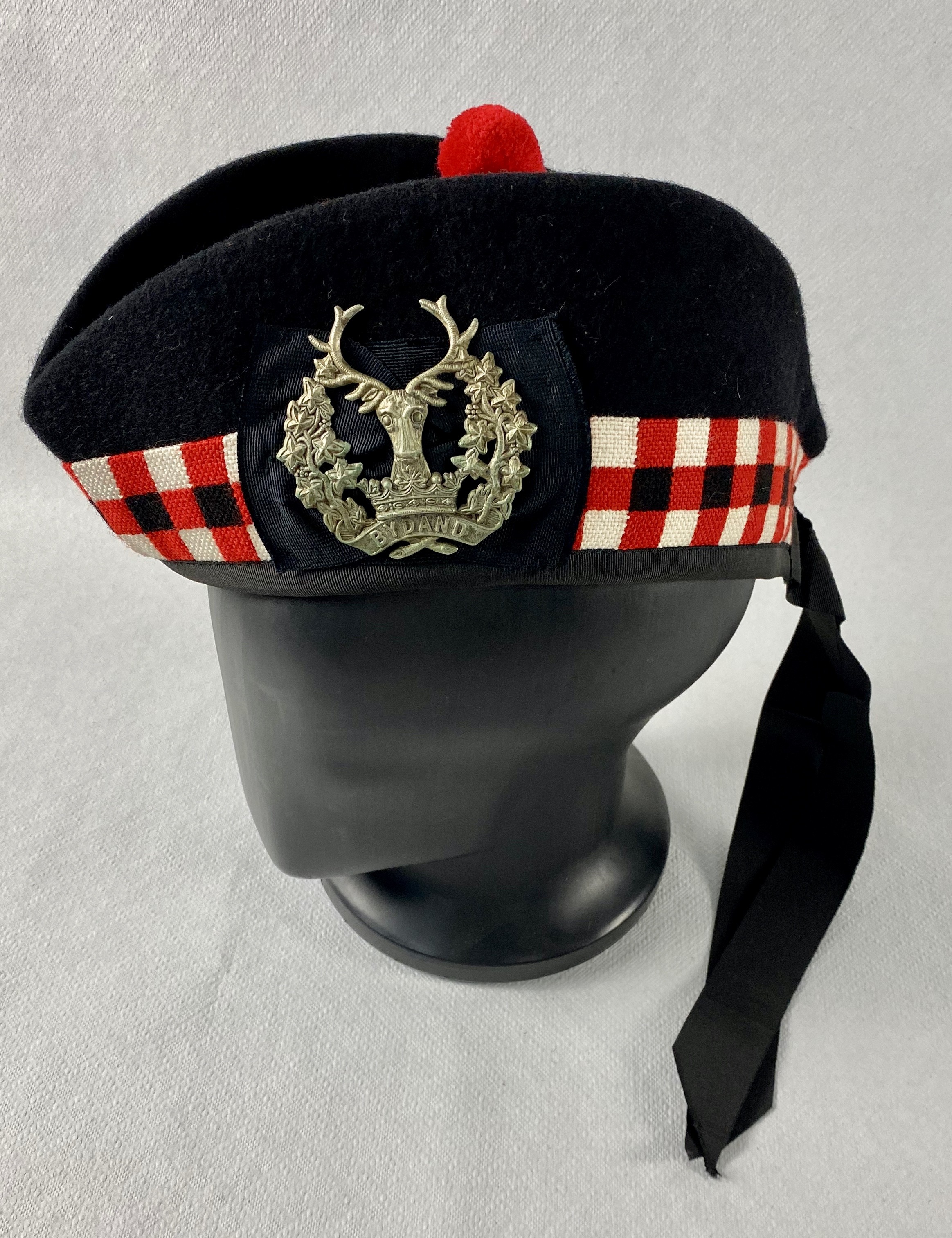 GORRA GLENGARRY ESCOCÉS THE GORDON HIGHLANDERS BYDAND