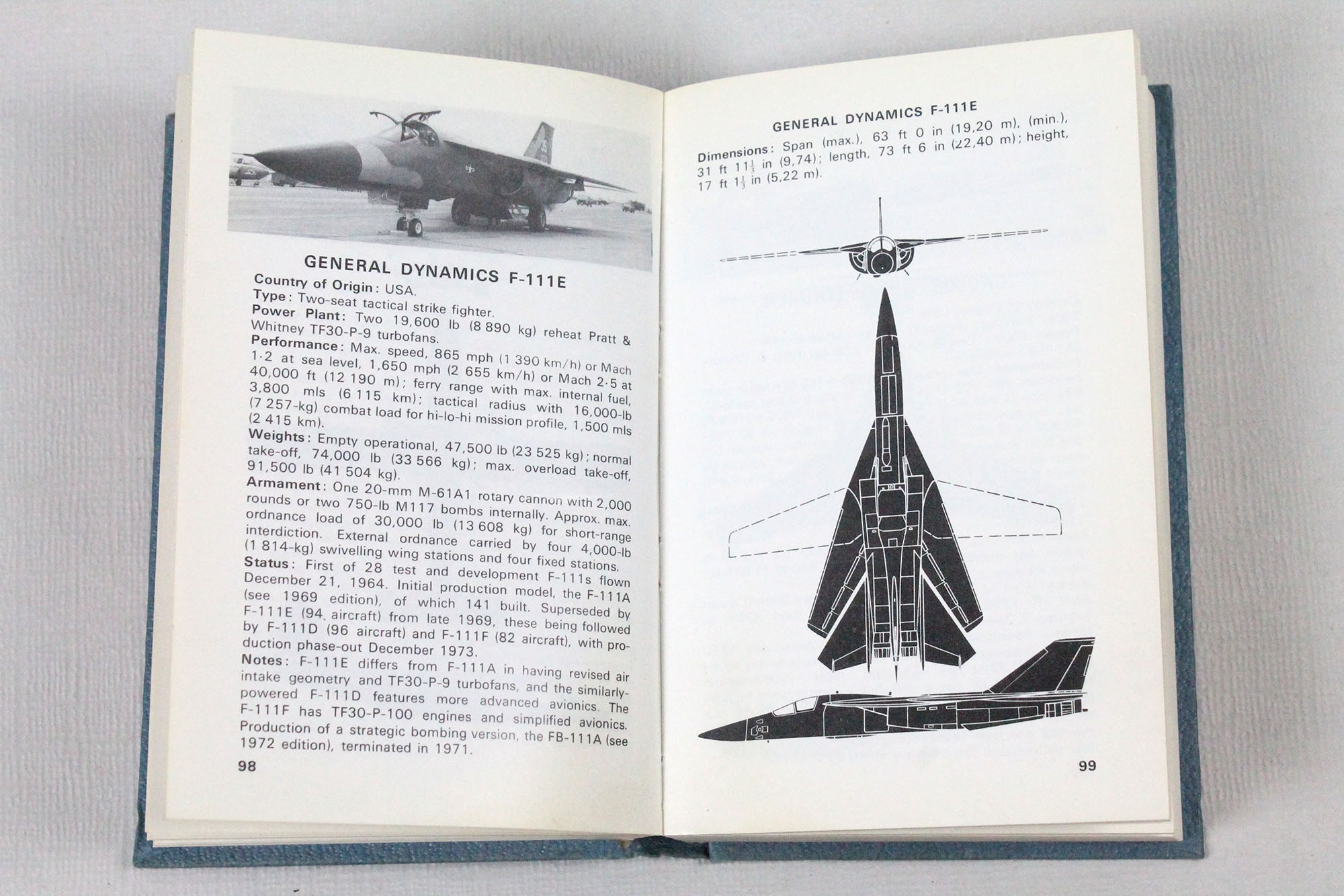 THE OBSERVERS BOOK OF AIRCRAFT 1973