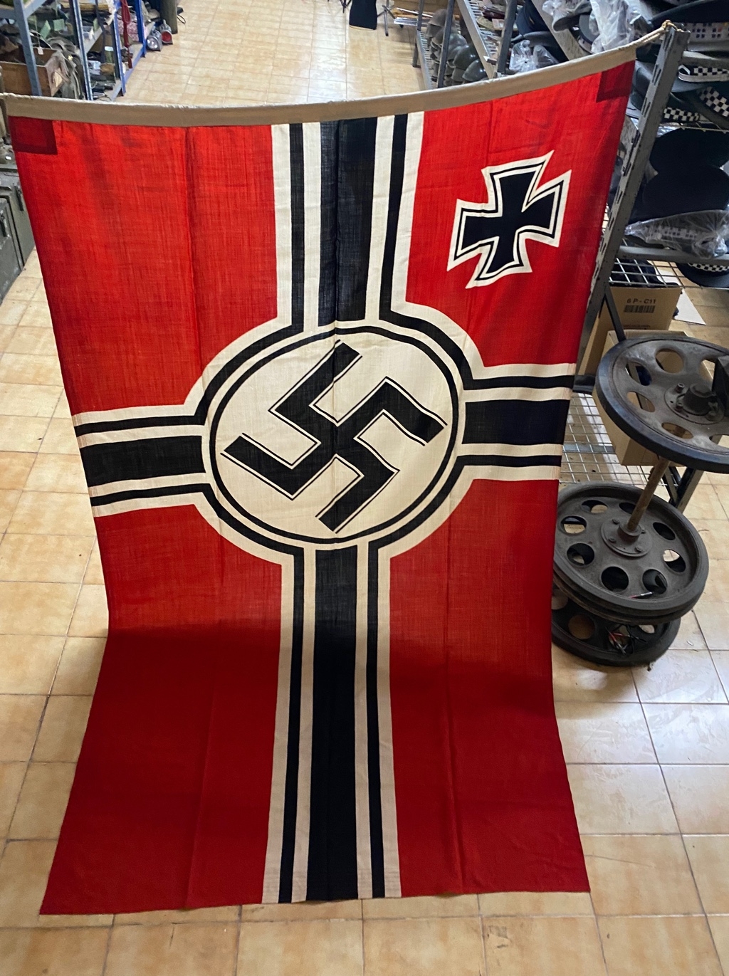 Kriegsmarine battleflag Kr Fl Kriegsflagge 150x250 BANDERA DE GUERRA ...